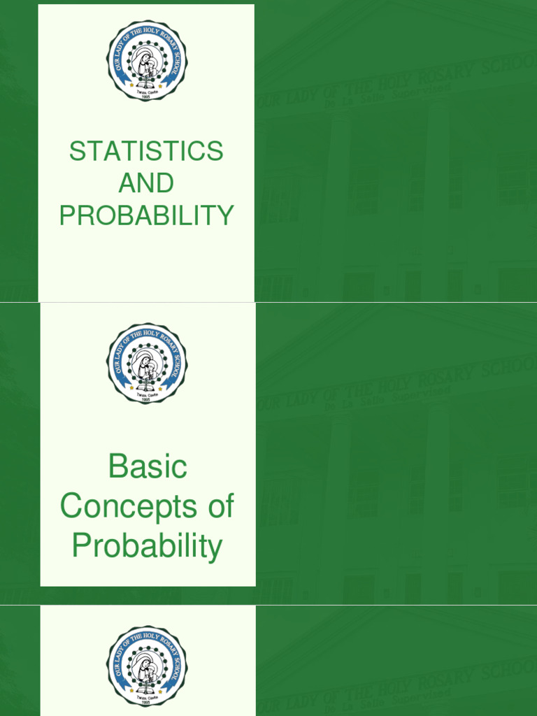 Lesson 2 Basic Concepts of Probability | PDF Lesson 2 Basic Concepts of Probability | PDF