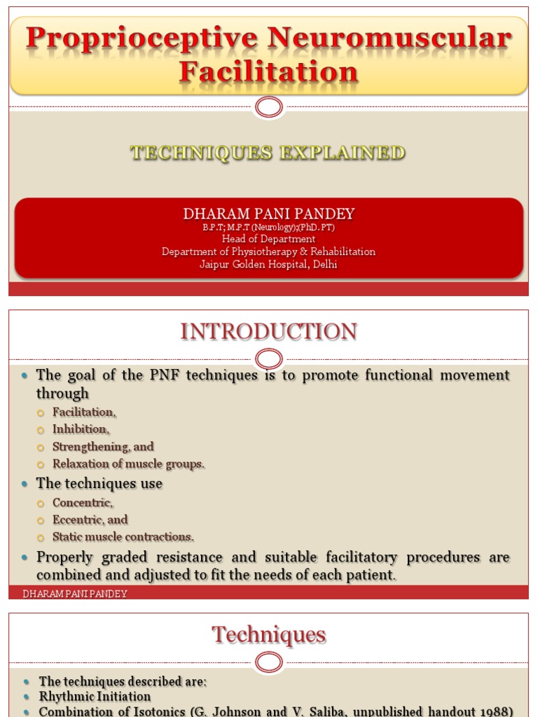 Proprioceptive Neuromuscular Facilitation - TECHNIQUES | PDF | Muscle ...