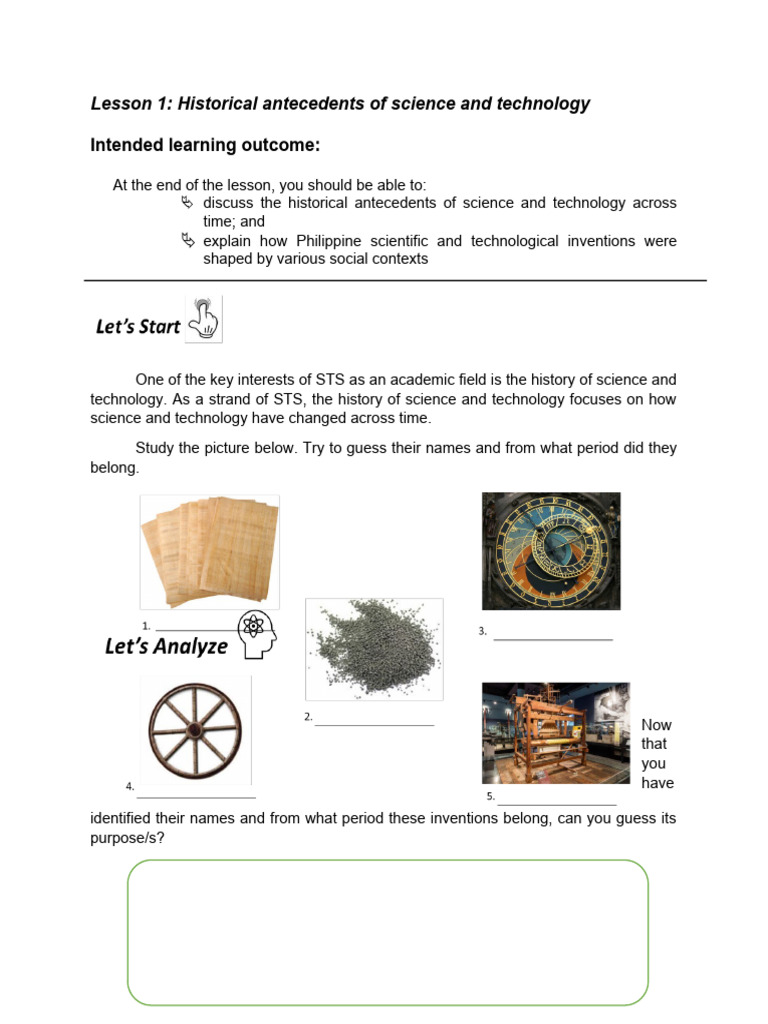 Lesson-1 | PDF | Science | Innovation
