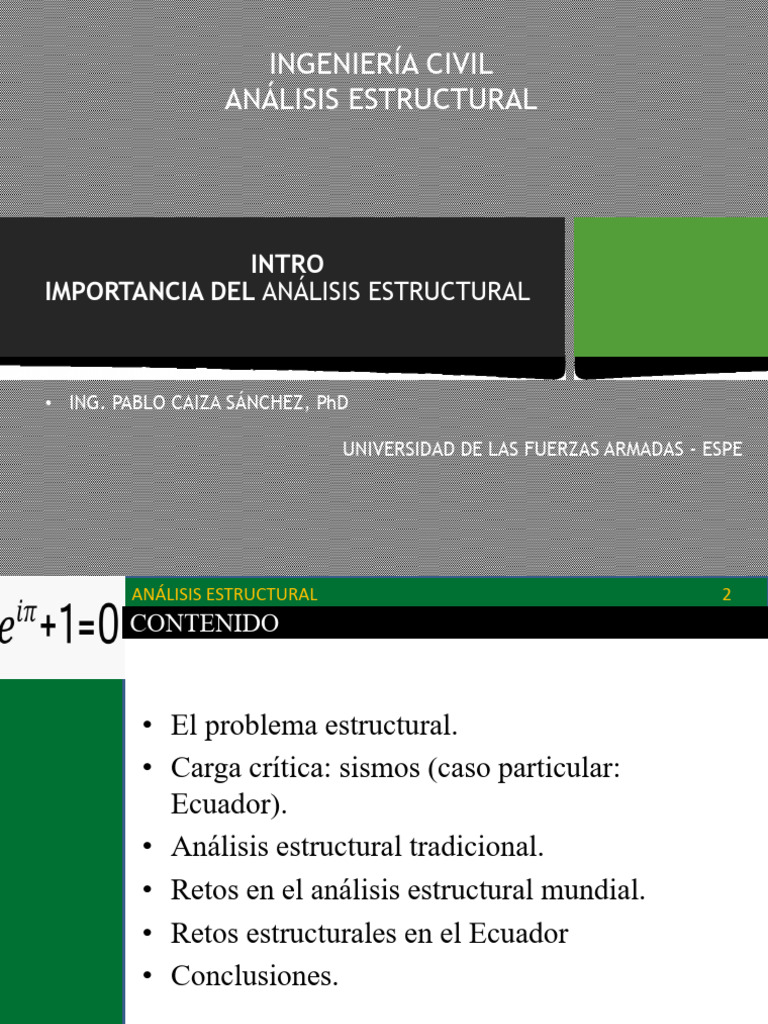 Importancia Del Análisis Estructural | PDF