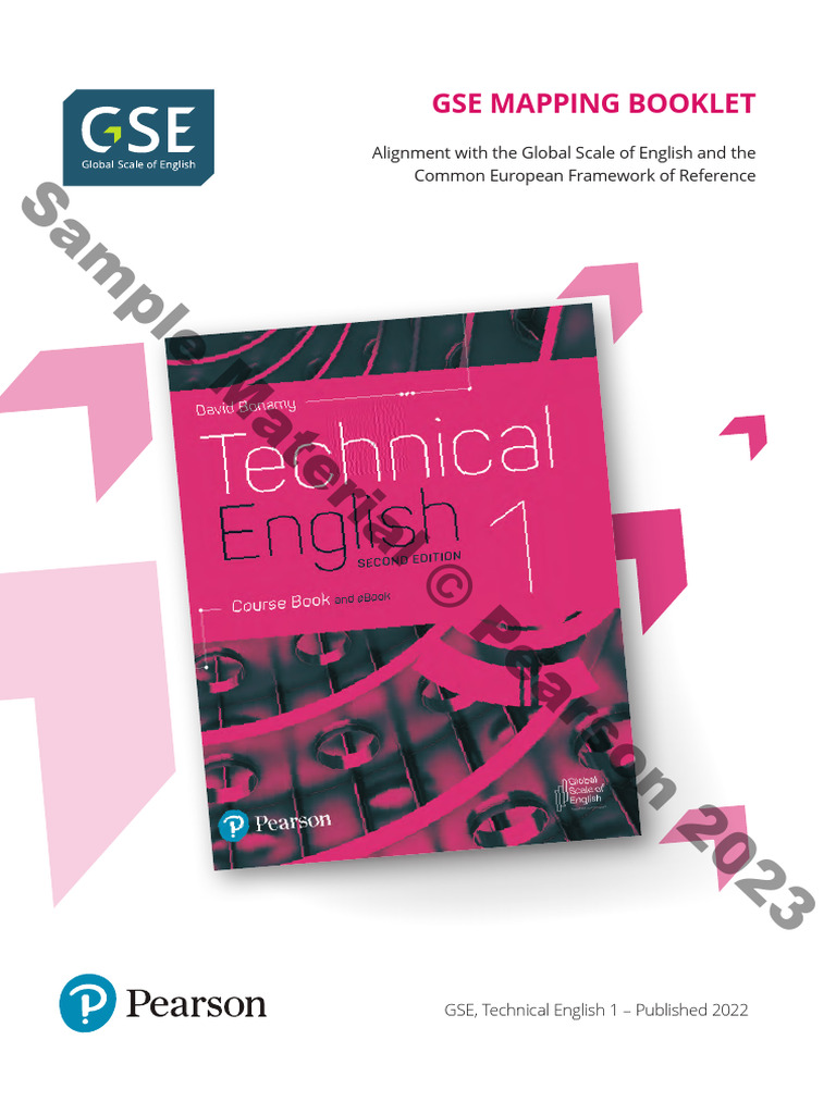 Technical English 2e L1 - Teachers GSE Mapping | PDF | Cognitive ...
