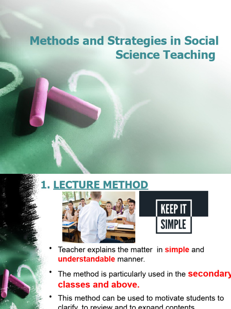 8 Methods and Strategies in Teaching Social Sciences | PDF | Multimedia ...