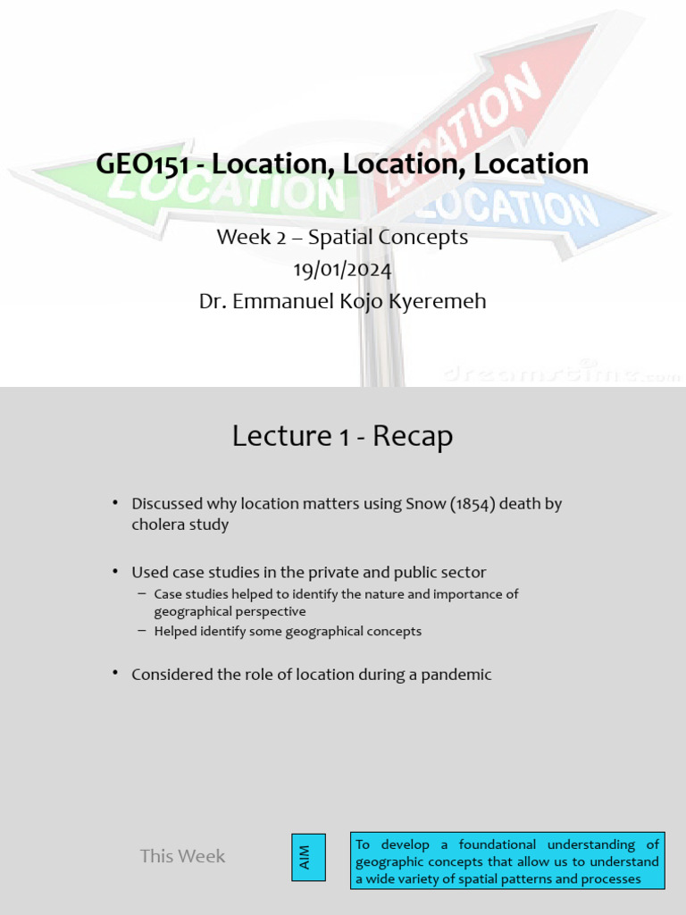 Understanding Spatial Concepts in Geography | PDF | Space | Spatial ...