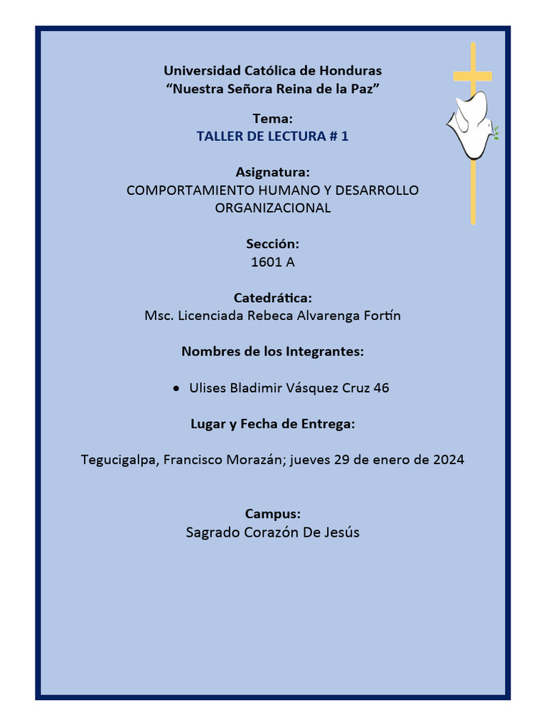 Plantilla de Portadas Unicah | PDF