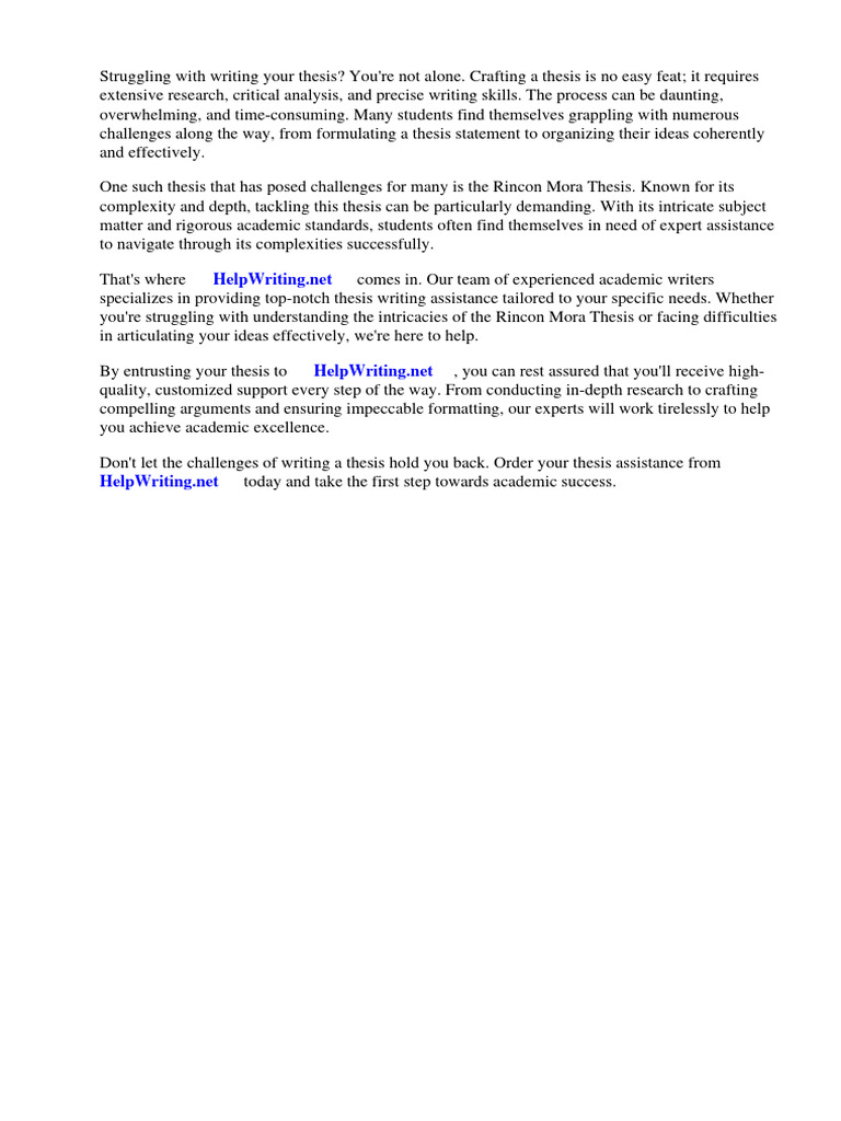 Rincon Mora Thesis | PDF | Thesis | Page Layout