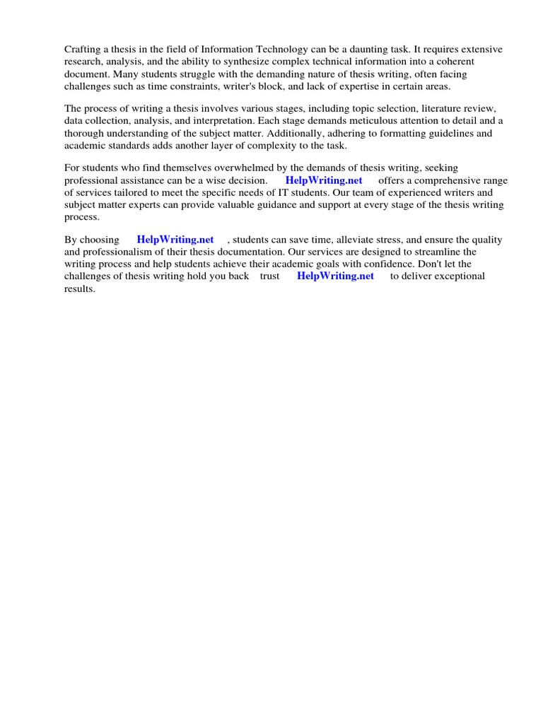Thesis Documentation Information Technology | PDF Thesis Documentation Information Technology | PDF