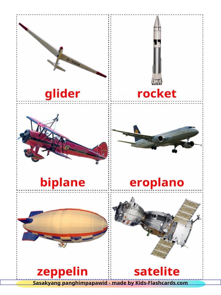 Filipino Aircraft Flashcards | PDF