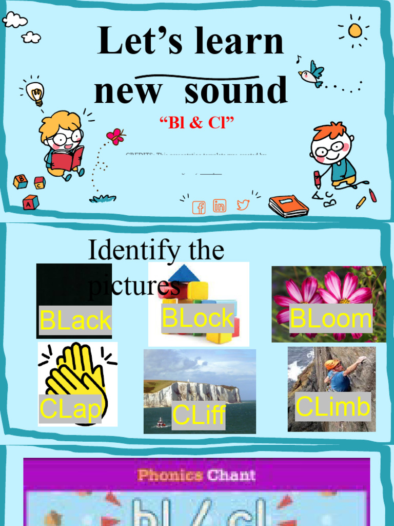 Blended BL and CL Words | PDF