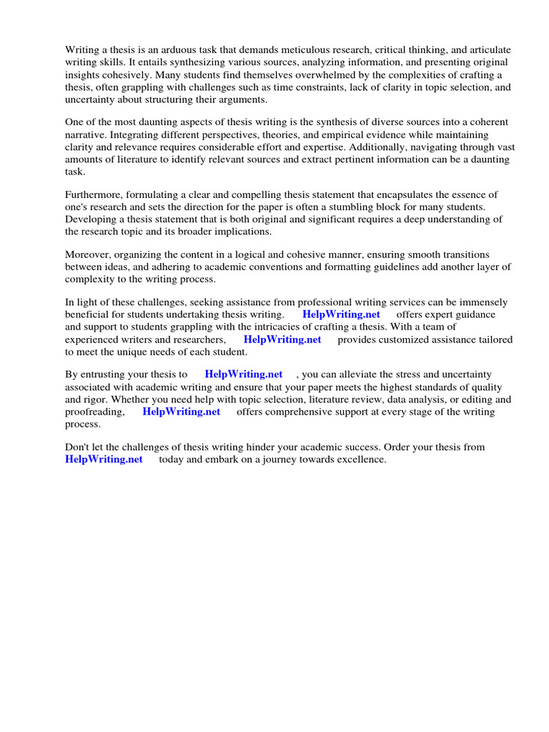 Synthesis Summary Essay Example | PDF