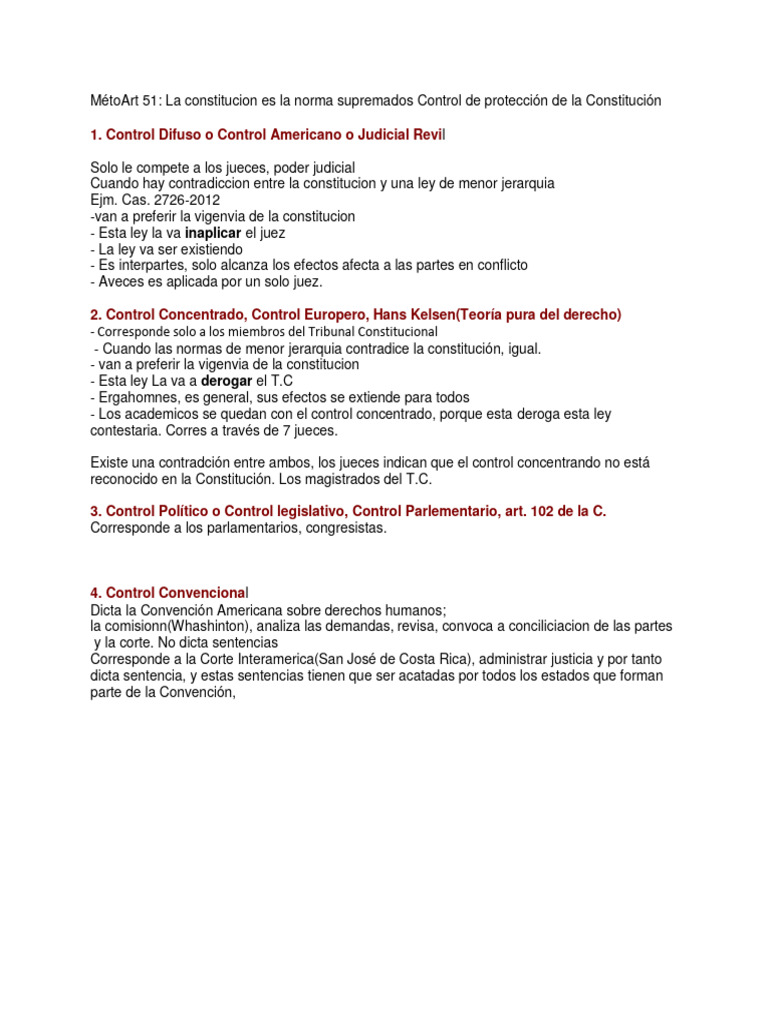 Control de la Constitución y Ministerio Público | PDF | Derecho