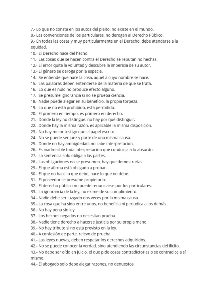 121 Principios Del Derecho Pdf