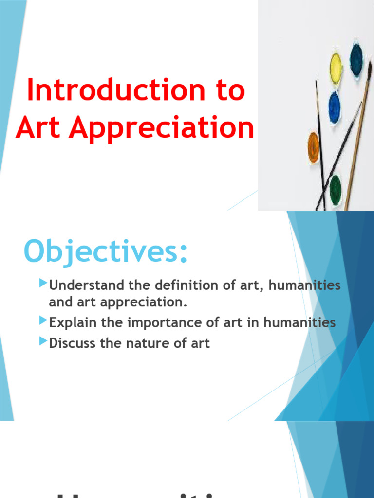 Introduction To Art Appreciation | PDF