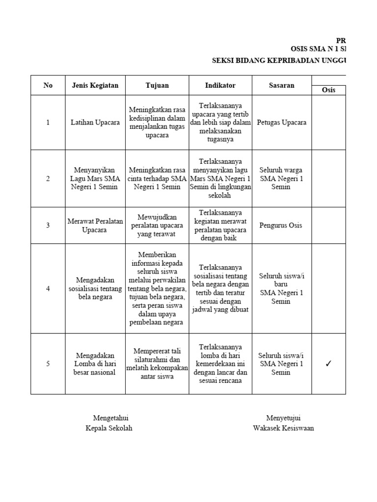 Draft Proker Osis Bela Negara-1 | PDF