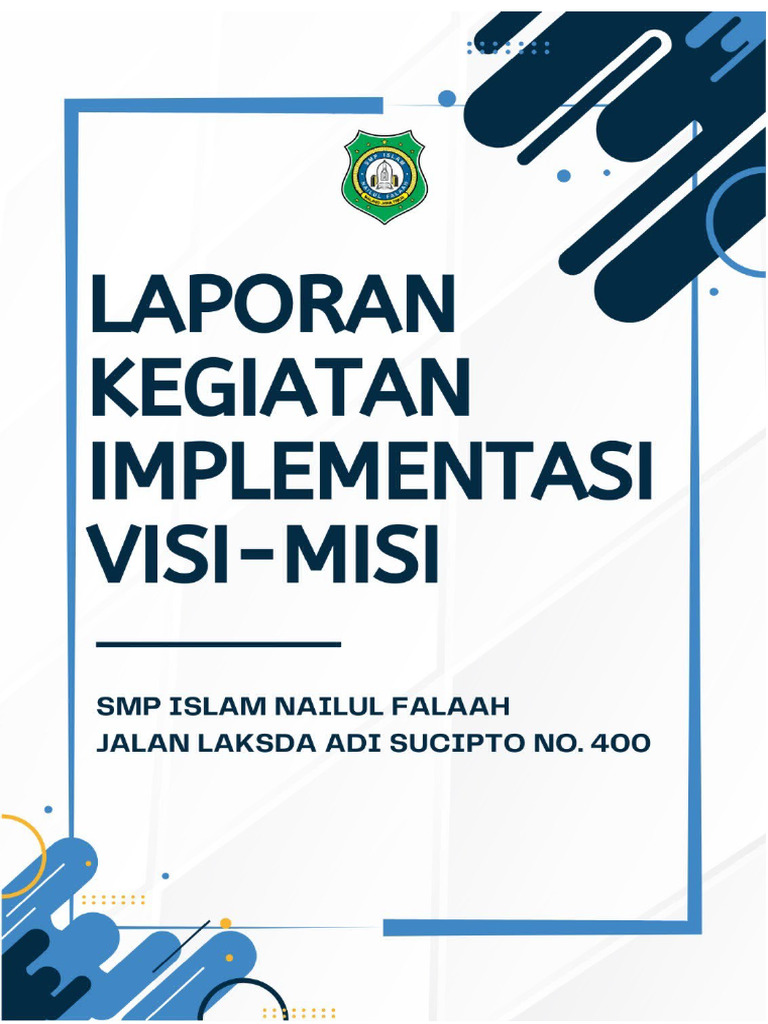 Laporan Kegiatan Implementasi Visi Misi Peni | PDF