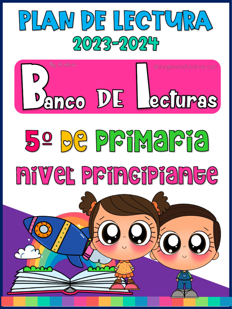 Lecturas para El Plan Lector 2023 2024 Quinto de Primaria Nivel ...