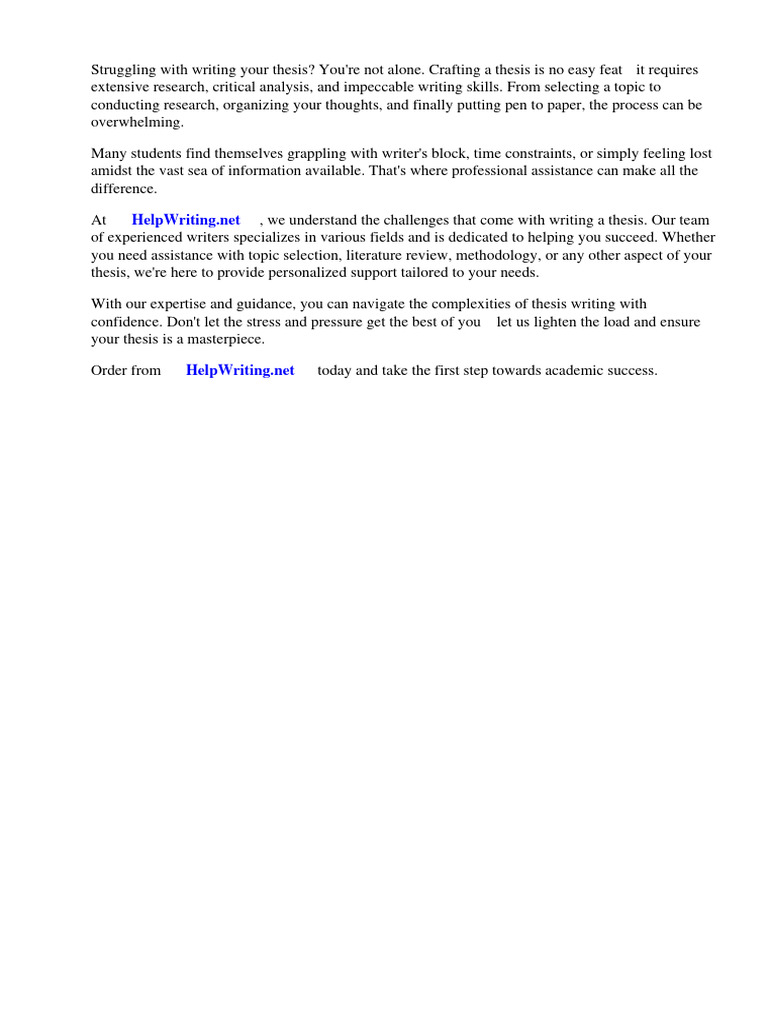 Contoh Thesis Argument Recommendation | PDF