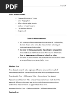 Micrometer Measurement Errors Guide | PDF | Elasticity (Physics ...