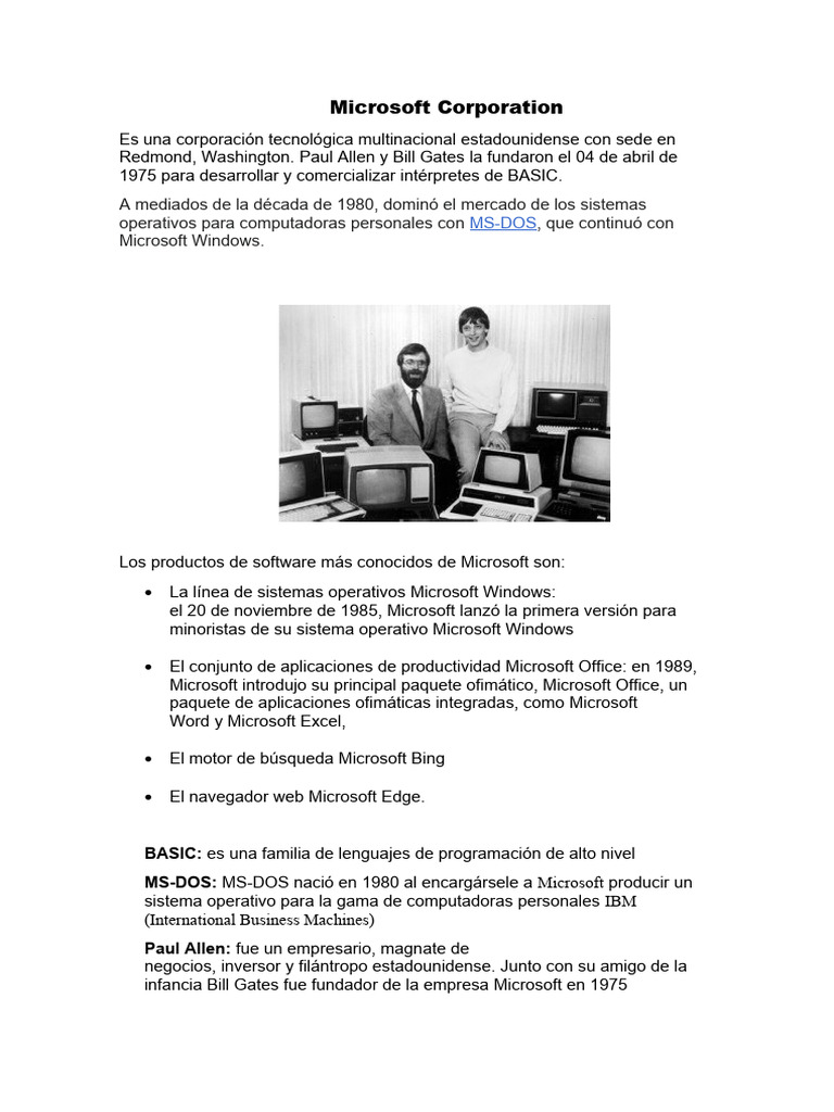 Microsoft Corporation Pdf