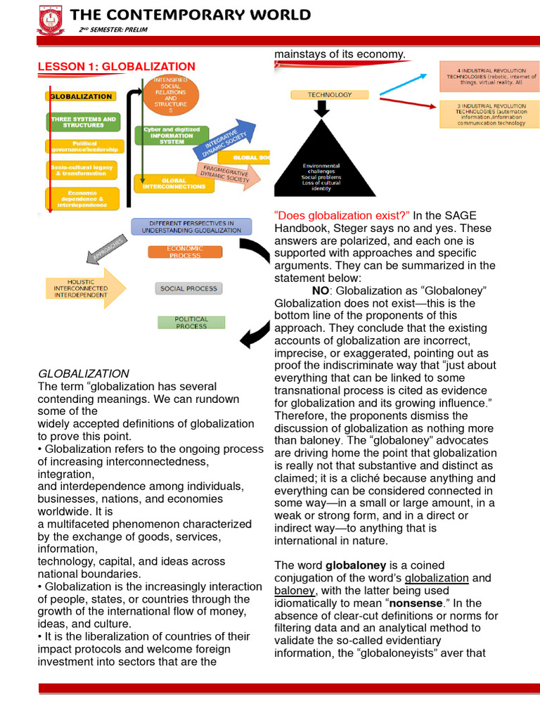 CONTEMPORARY-WORLD | PDF | Globalization | World Systems Theory
