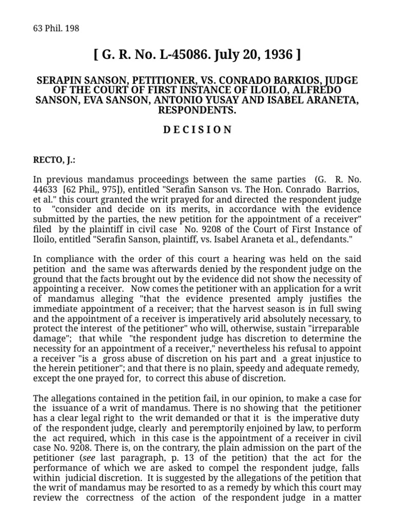 E-Library Search - Supreme Court E-Library | PDF | Mandamus | Legal Procedure