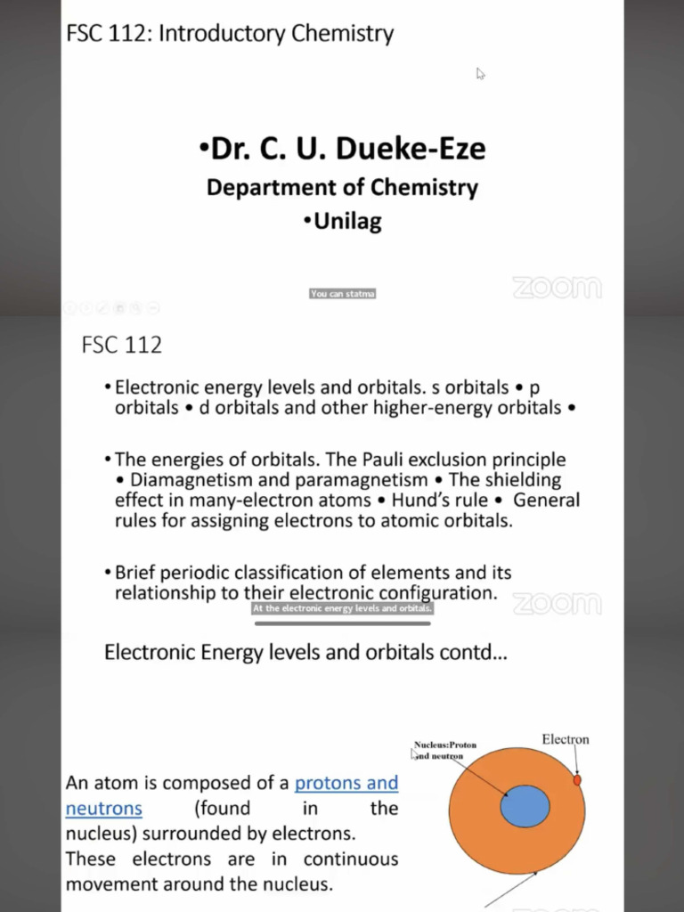 PART ONE OF FSC 112 SECOND LECTURE | PDF