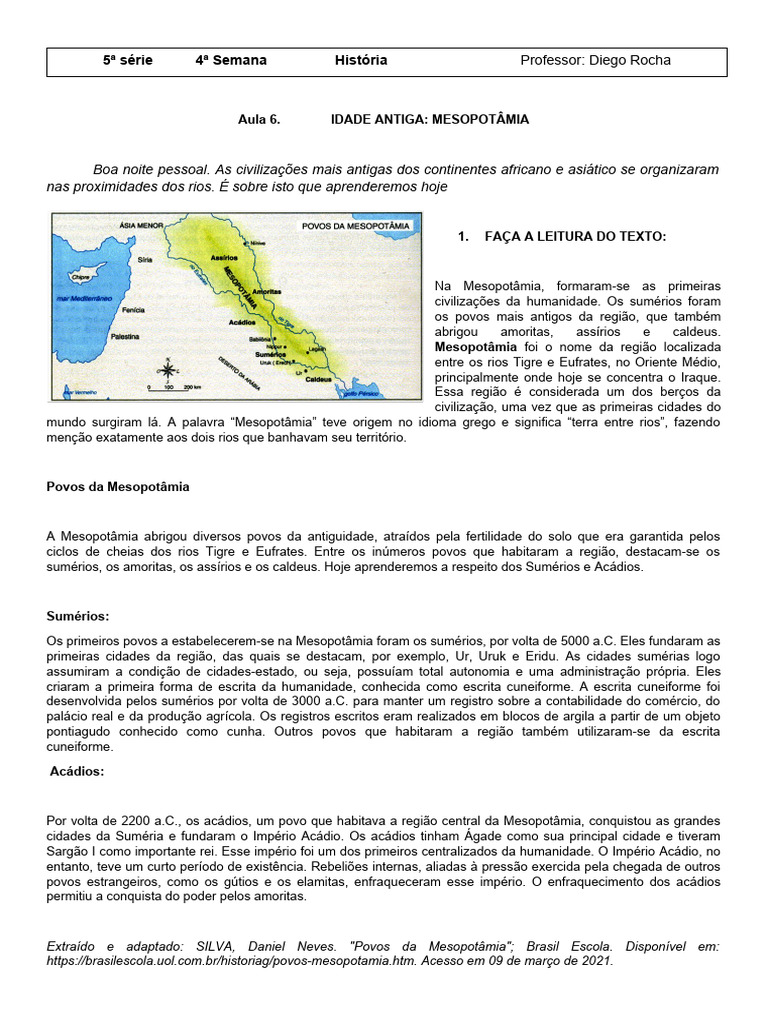 Historia 5 Serie Imp 4 Sem | PDF
