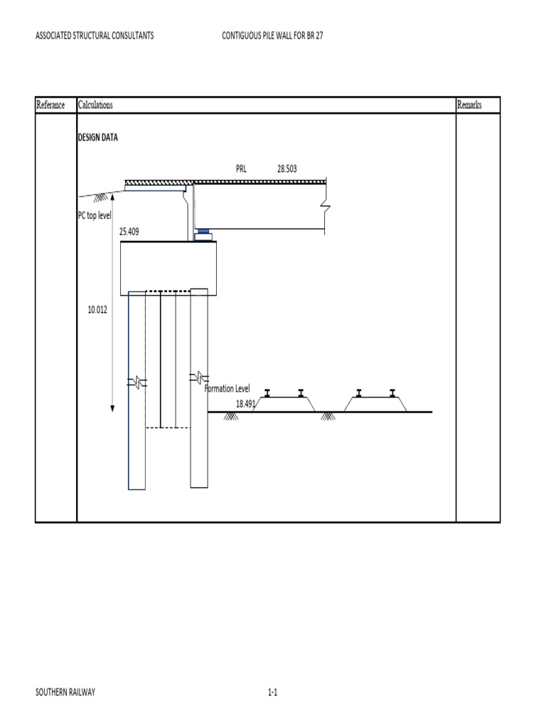 Contigeous Pile Design | PDF | Deep Foundation | Classical Mechanics