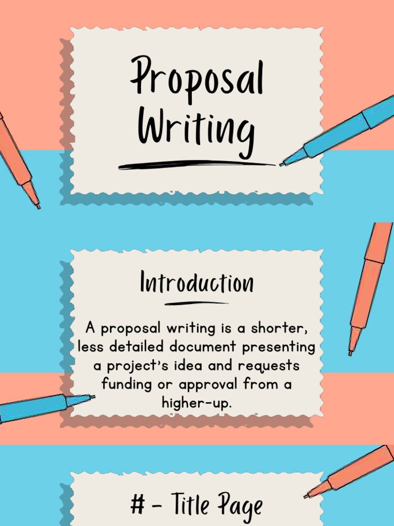 Proposal Writting | PDF