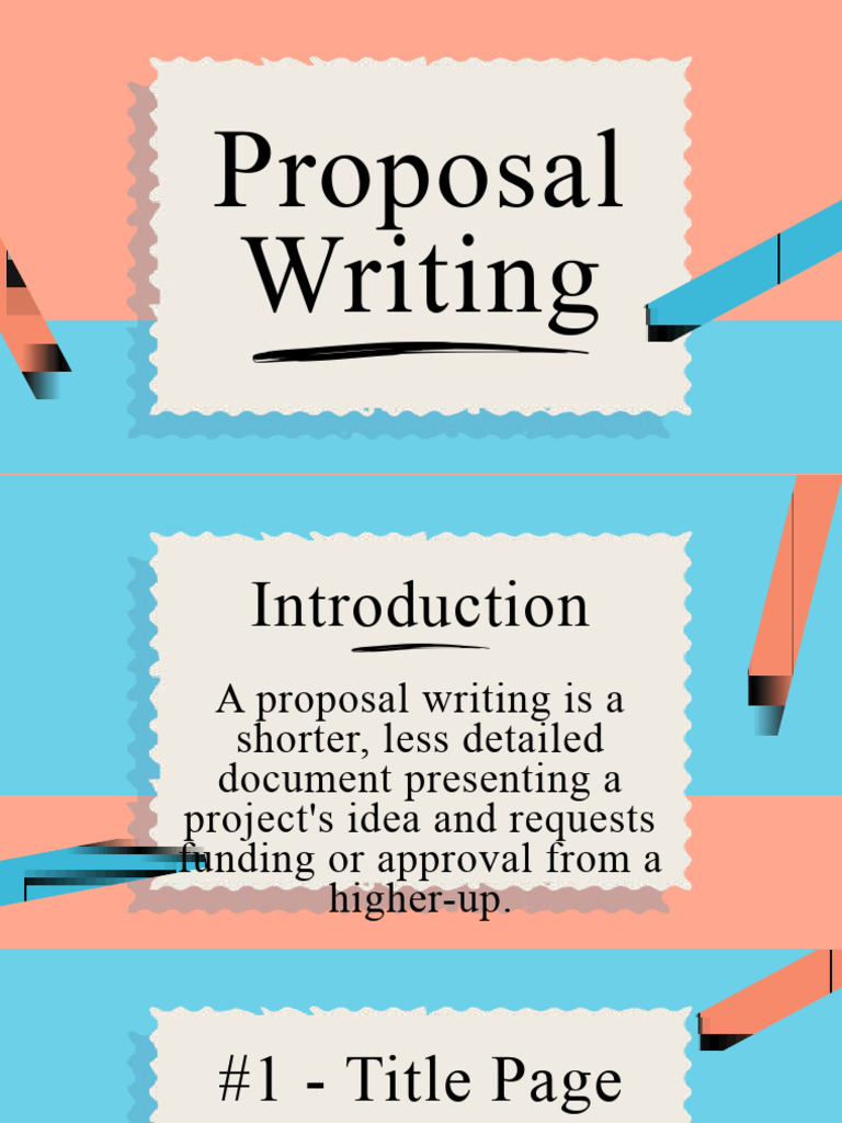 Proposal Writting | PDF