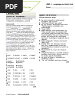 Business Partner b2 Unit Tests Answer Key | PDF | Supply Chain | Recession
