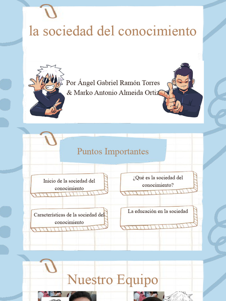 La Sociead Del Conocimiento | PDF | Sociedad | Aprendizaje