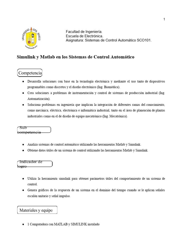 Guía Matlab | PDF | Matlab | Electrónica