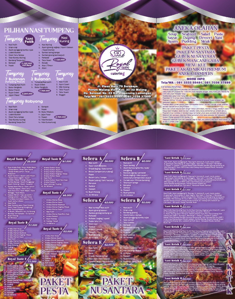 Brosur Royal Taste | PDF