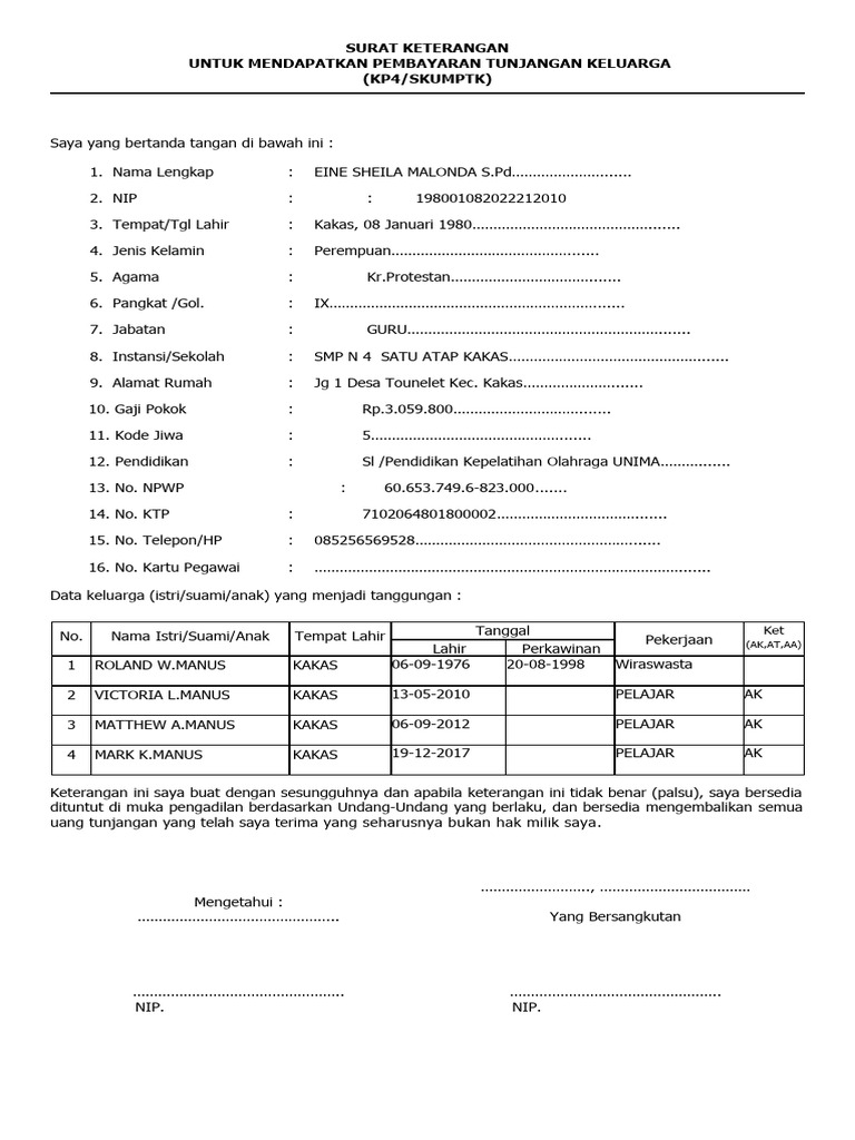 Blanko KP4 2024 | PDF