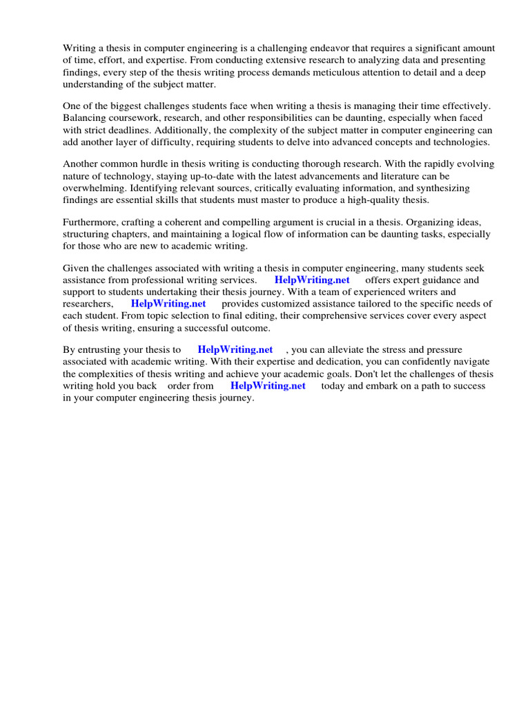 Computer Engineering Thesis Philippines | PDF | Computers