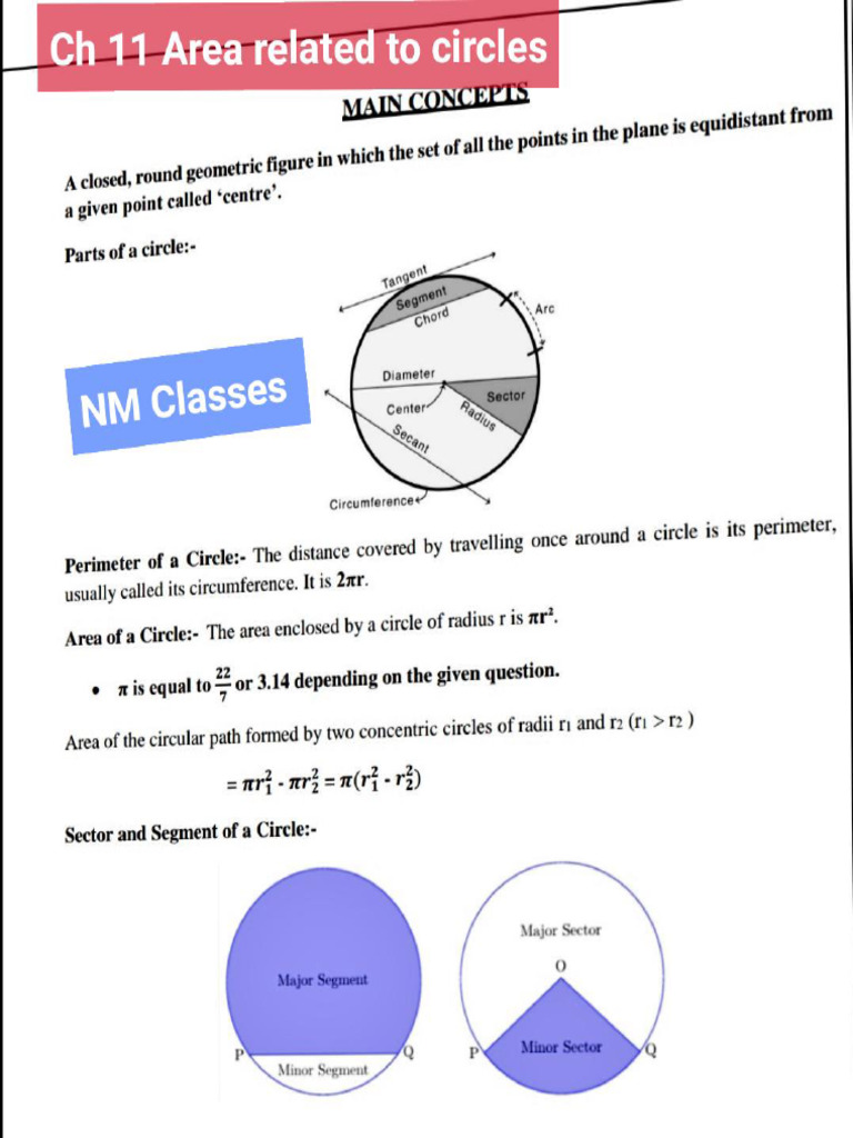 10 Maths CH 10,11 . | PDF