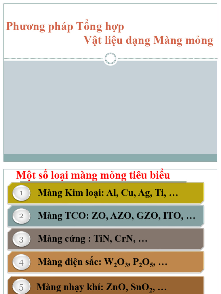 PP Tong Hop Vat Lieu o Dang Mang Mong | PDF