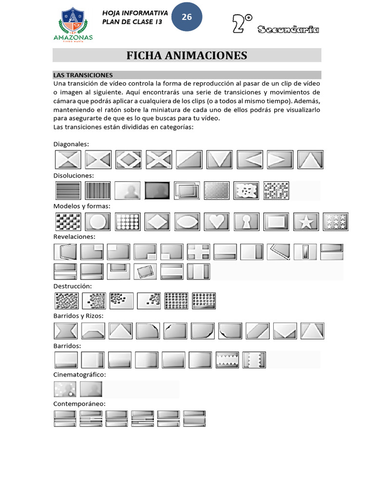 Clase 04 - FICHA ANIMACIONES | PDF