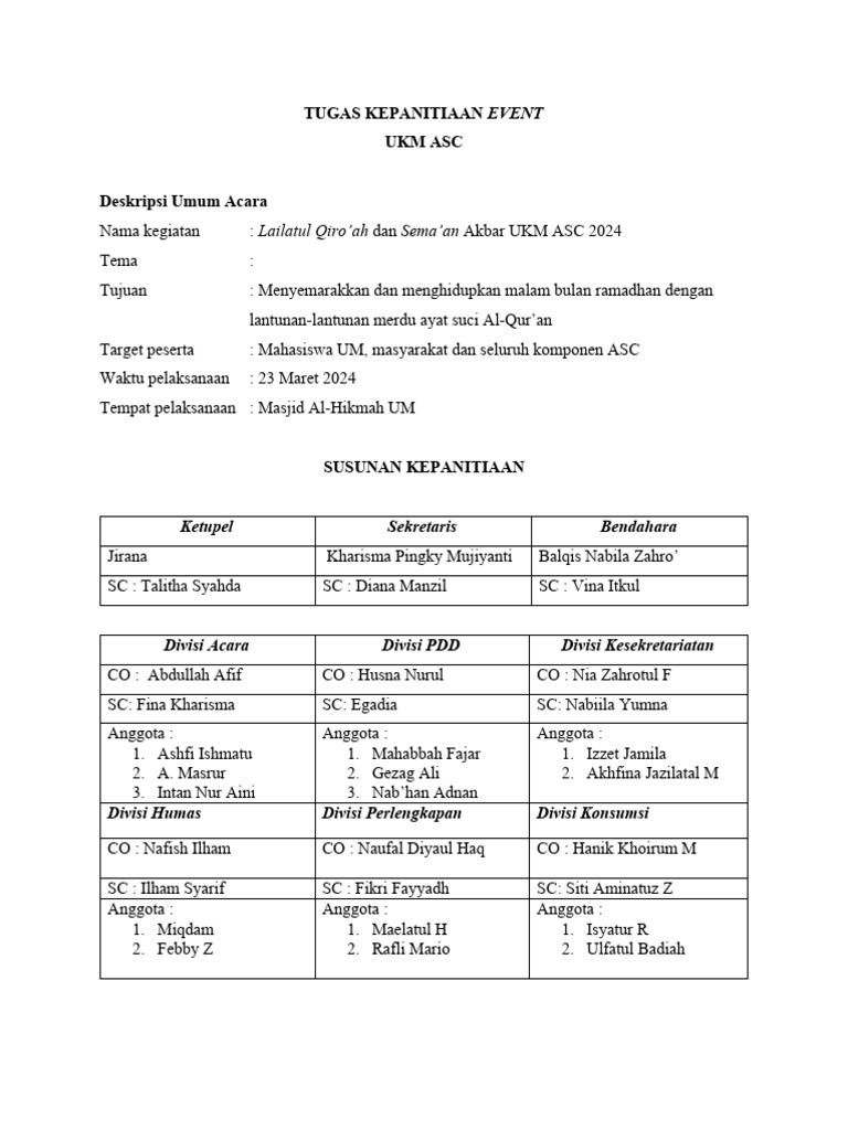 Suspan Terbaru LQ & Semaan 2024 | PDF
