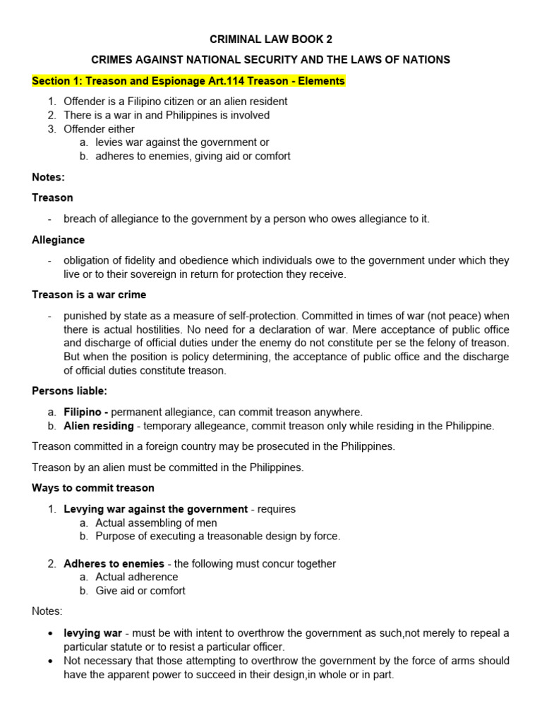 Criminal Law Book 2 | PDF