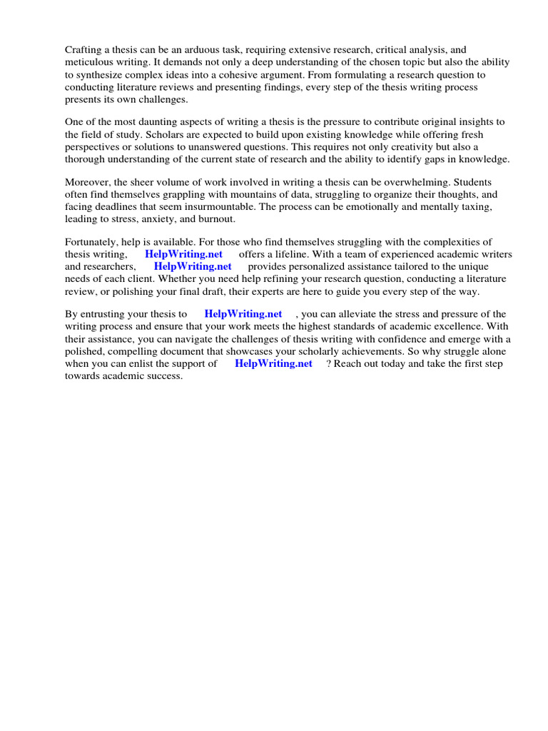 Thesis Implications Sample | PDF