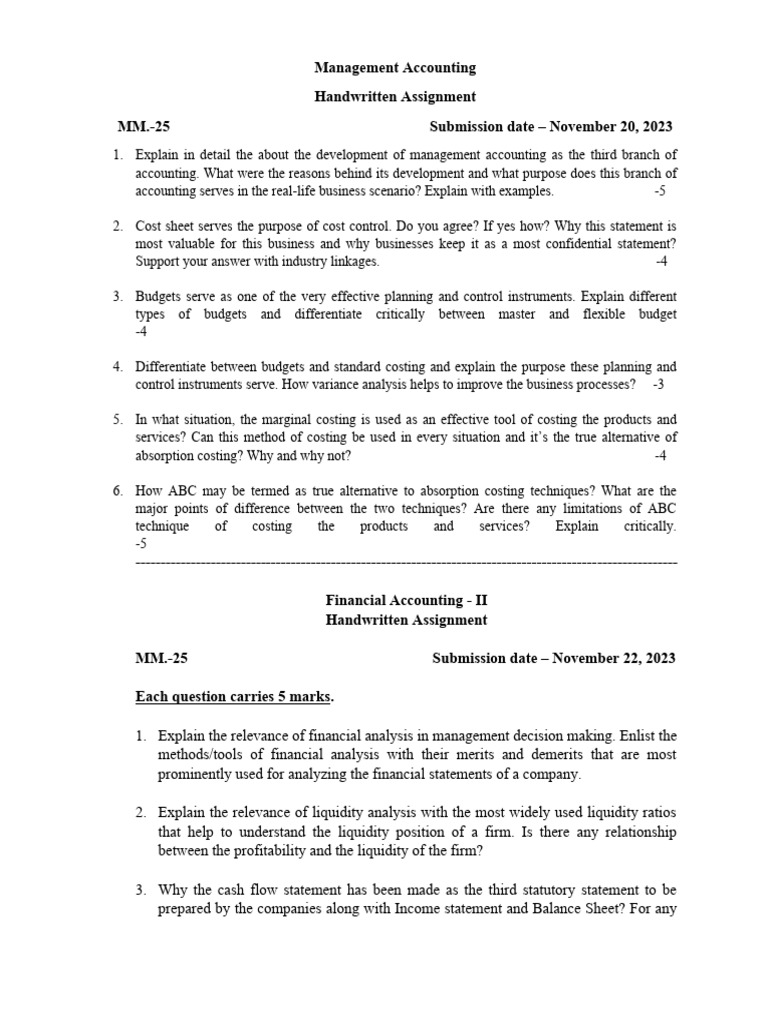 Hand Written Assignment | PDF