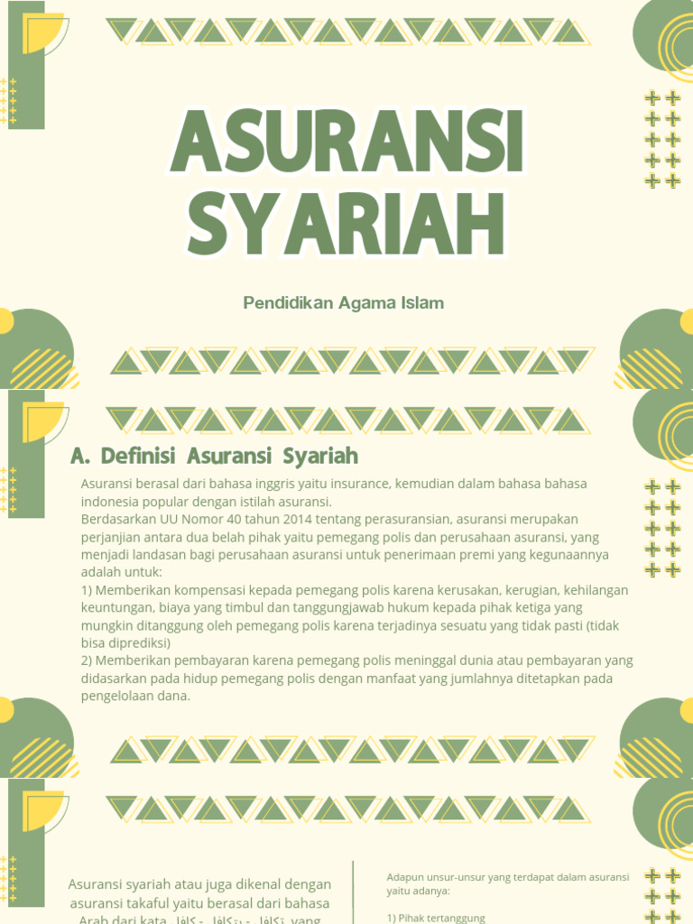 Asuransi Syariah - PAI - 20240124 - 191744 - 0000 | PDF