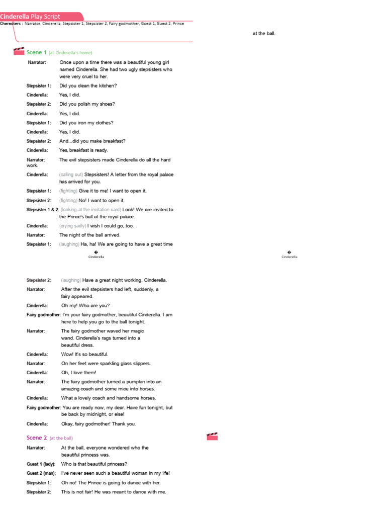 Play Scripts | PDF | Hansel And Gretel (Opera) | Cinderella