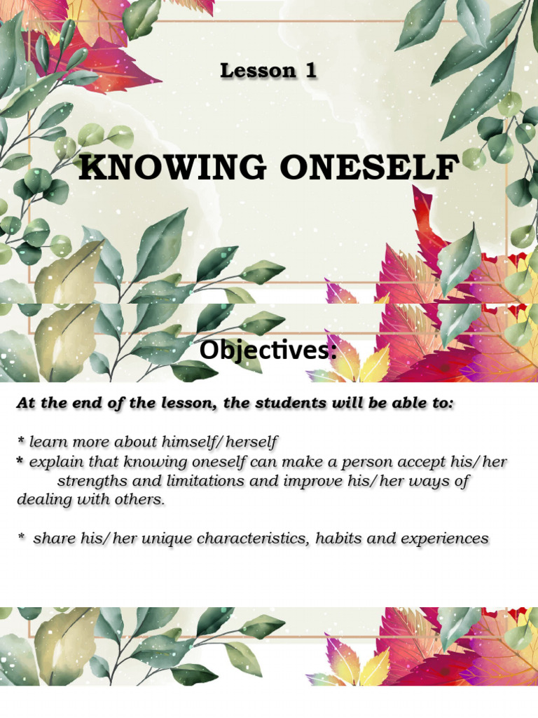 PERDEV - Lesson 1 (NEW) | PDF | Yin And Yang | Scientific Theories