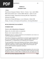 HRM Short Notes | PDF | Human Resource Management | Human Resources