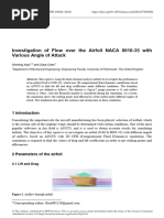 Naca 0024 | PDF | Airfoil | Lift (Force)