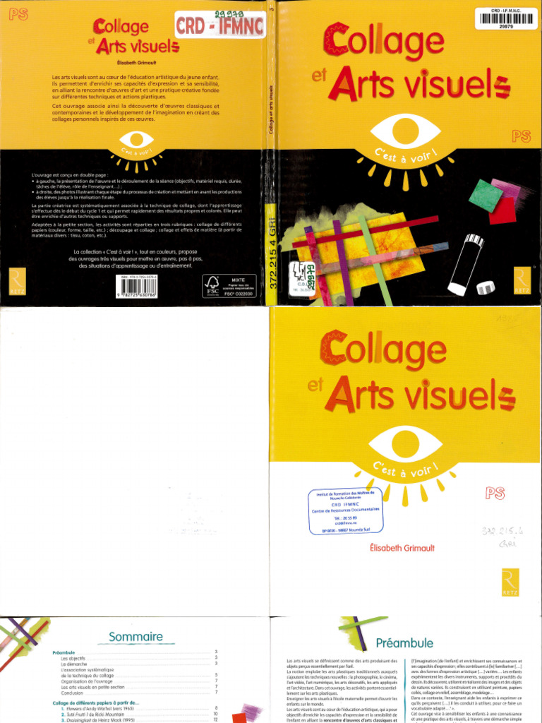 Collages Et Arts Visuels - PS | PDF