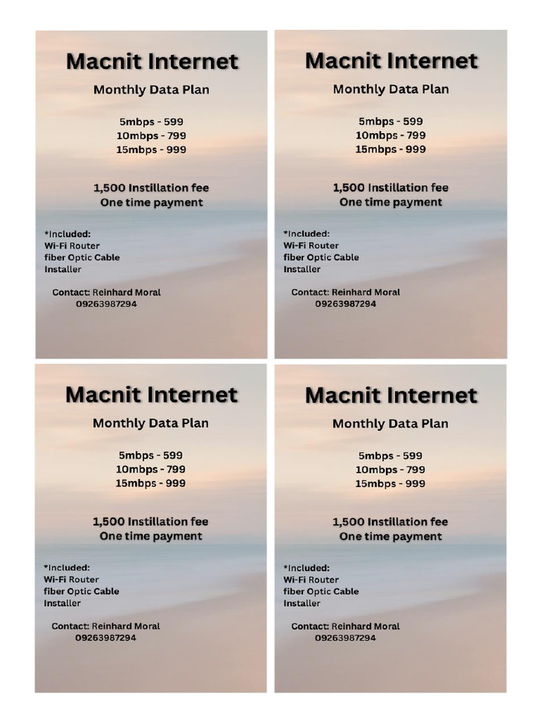 Macnit Internet | PDF