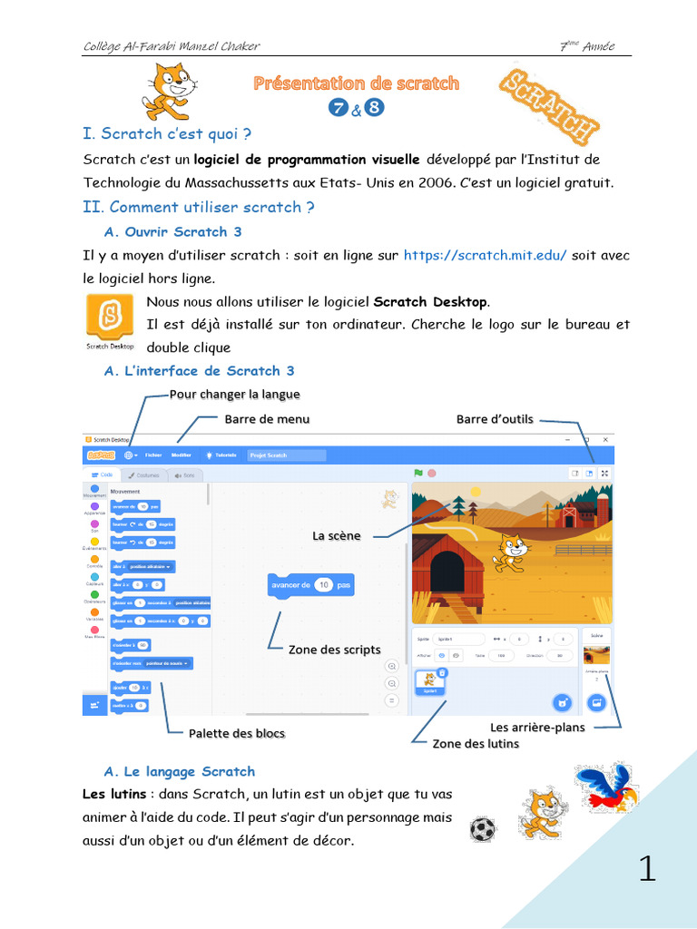 Scratch8eme 2021 Complet | PDF | Scratch (Langage de programation) | Structure de contrôle
